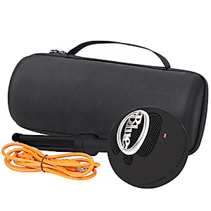 co2CREA Hard Case Replacement for Logitech Creators Blue Snowball iCE USB Microphone