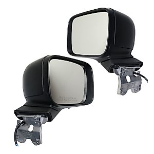 Kool Vue Driver & Passenger Side Power Heated Mirrors for Jeep Renegade 2015-2023 Without Signal Light, Blind Spot Monitor & Memory Textured