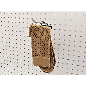 NAHANCO SH1-100 Plastic Sock Hangers, 3 1/2", Black, 100 Pieces