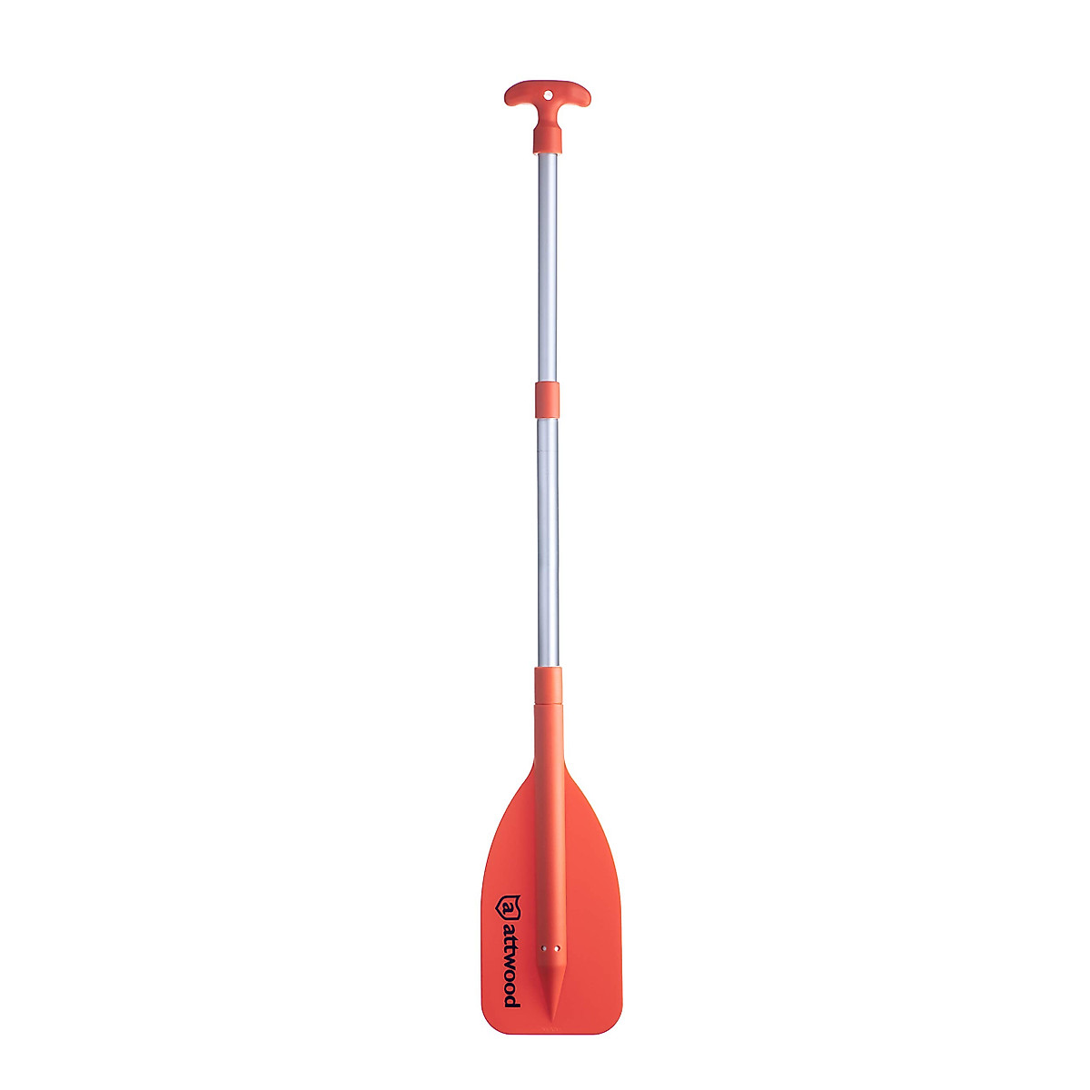 Attwood Emergency Telescoping Paddle for Boating, Collapsible, 20-inch to 42-inch, Orange