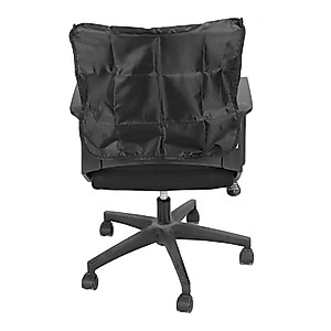 Hairdresser Barber Chair Cover Chair Back Cover Wrap Oxford Fabric Chair Cover Resistant Black Back Protective Cover for Beauty Salon