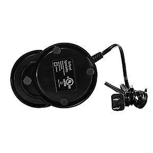 School Smart Vertical Electric Pencil Sharpener, For Classroom, Home, and Office Use, Black and Grey