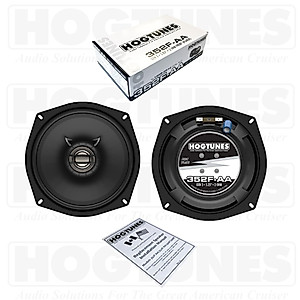 Hogtunes REV 450U KIT-AA with 200 Watts RMS 4 Channel Amplifier, 5.25" Front & 5.25" Rear Speakers (4 Pack), Fits 1998-2013 Harley-Davidson Motorcycles