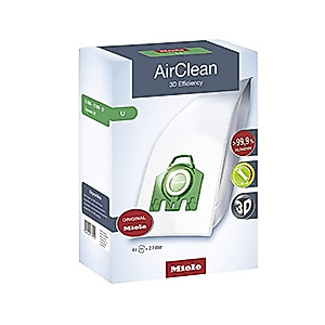 Miele Dustbag U AirClean 3D Vacuum Bag, Green