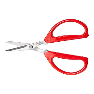Joyce Chen Original Unlimited Kitchen Scissors All Purpose Dishwasher Safe Kitchen Shears With Comfortable Handles, Red and Yellow