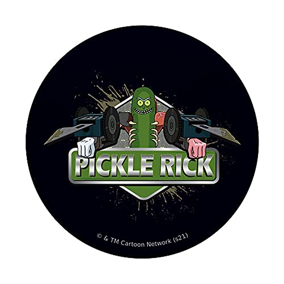 Rick and Morty Pickle Rick PopSockets Swappable PopGrip