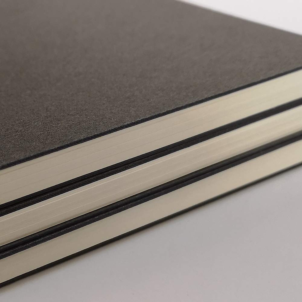 YUREE B5 Spiral Notebook/Spiral Journal Unruled, 100gsm Thick Blank Paper & Hard Kraft Cover, 65 Sheets (130 Pages), 3-Pack, 10.5" x 7.2", Gray