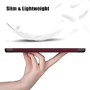 Tablet PC Case Case Compatible with Samsung Galaxy Tab A8 2021 (SM-X200/X205) Tri-Fold Smart Tablet Case,Ultra Slim Lightweight Stand Case Hard PC Back Shell Folio Case Cover,Auto Sleep/Wake Tablet Ca