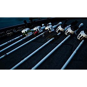 13 FISHING - Concept C2 - Low-Profile Baitcast Fishing Reel - 7.5:1 - Left Hand Retrieve (Fresh+Salt) - C2-7.5-LH, White