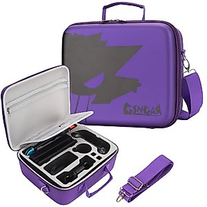 Switch Carrying Case Compatible with Nintendo Switch / Switch OLED, Professional Full Protection Travel Bag with Removable Strap for All Nintendo Switch Console Pro Controller Accessories