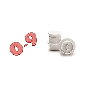 Ateco Fondant and Dough Plunger Cutter and Embosser, 10-Piece Set