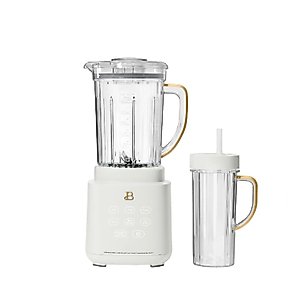 Generic Beautiful PowerExact Blender System Touch Activated 3 speeds & 4 pre-set Settings Performance With On The Go 20 oz Cup (White), 50 ml
