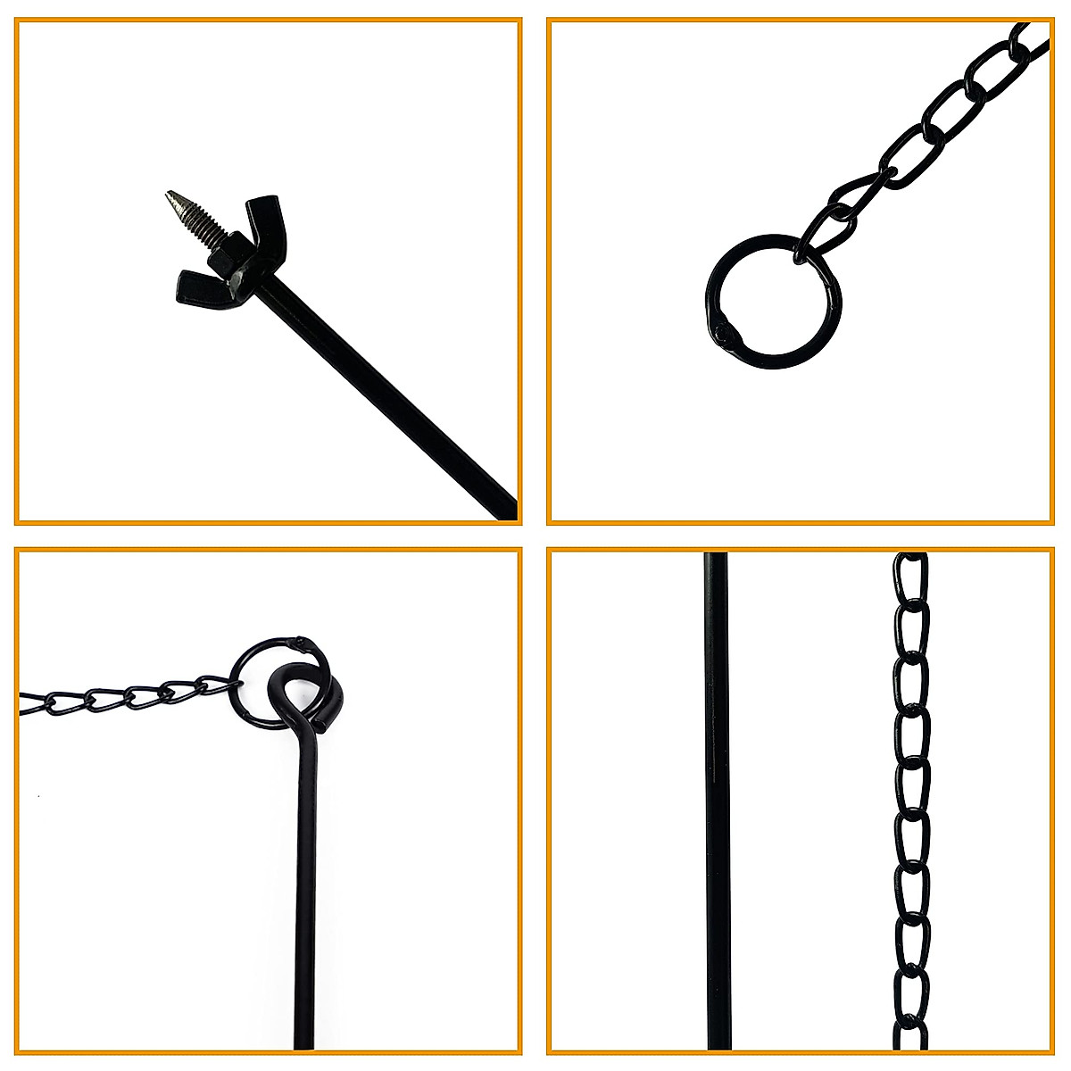 winemana 3PCS Chicken Veggies Skewer Fruit Holder for Hens Pet Chick, Coop Accessories Vegetable Hanging Feeder, Foraging Toy for Large Birds