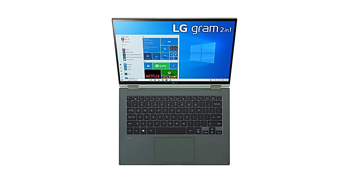 LG 14-Inch 2-in-1 Laptop with Touch Display & 16GB RAM
