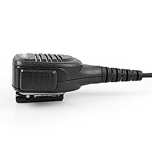 Radioddity RD-203 Waterproof Remote Speaker Mic, K Plug, for GM-30 GD-77S GD 77 GA-510 GA-2S BaoFeng UV-5R UV-9G UV-5G BF-F8HP UV-82HP TYT Two-Way Radio Walkie Talkie GT-3TP GT-5TP