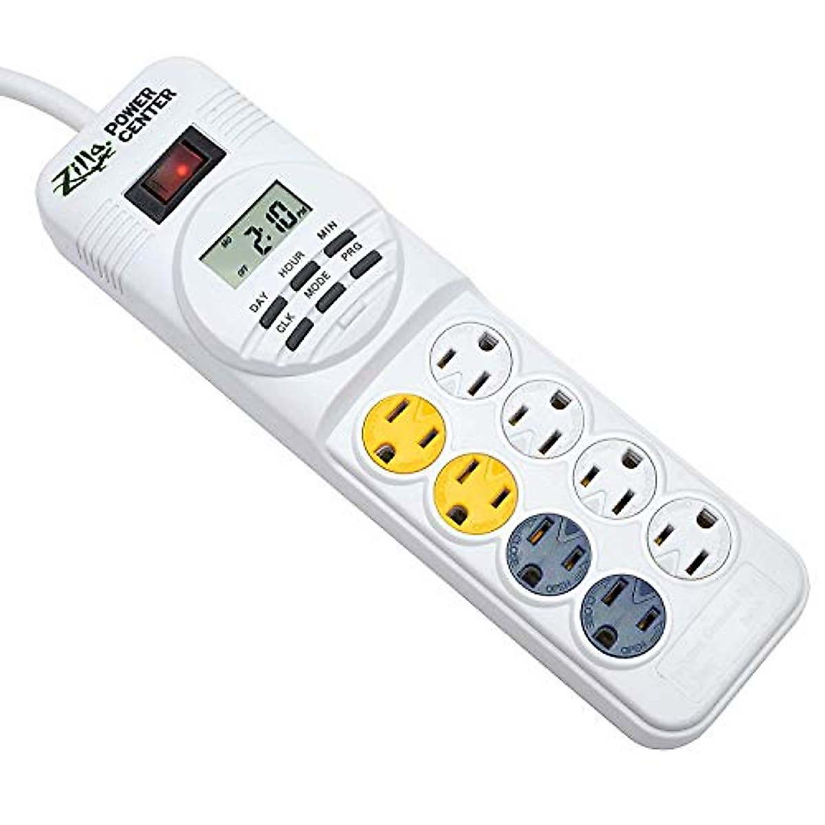 Zilla Reptile Pet Habitat Lighting & Terrarium Heat Power Center Timer, Digital