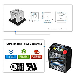 Chrome Pro YTX7L-BS High Performance - Maintenance Free - Sealed iGel Motorcycle Battery