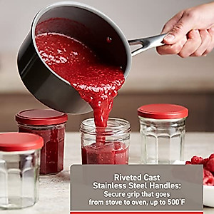 T-fal Ceramic Excellence Reserve Nonstick Cookware Set 10 Piece Induction, Pots and Pans