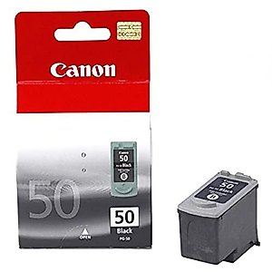 Canon PG-50 Ink Cartridge, Black - in Retail Packaging