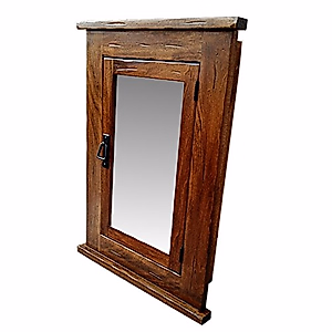 Primitive Mission Recessed Medicine Cabinet/Rustic/Solid Wood & Handmade