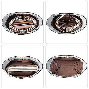 BOSTANTEN Women's Leather Designer Handbags Tote Purses Shoulder Bucket Bags SnakePrint