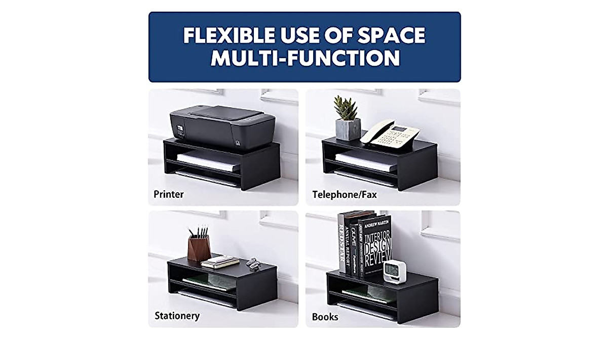 FITUEYES Monitor Stand - Ergonomic Dual Tier Riser