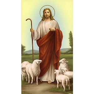St. Jude Store Psalm 23 - Laminated holy card - Pack of 25, White