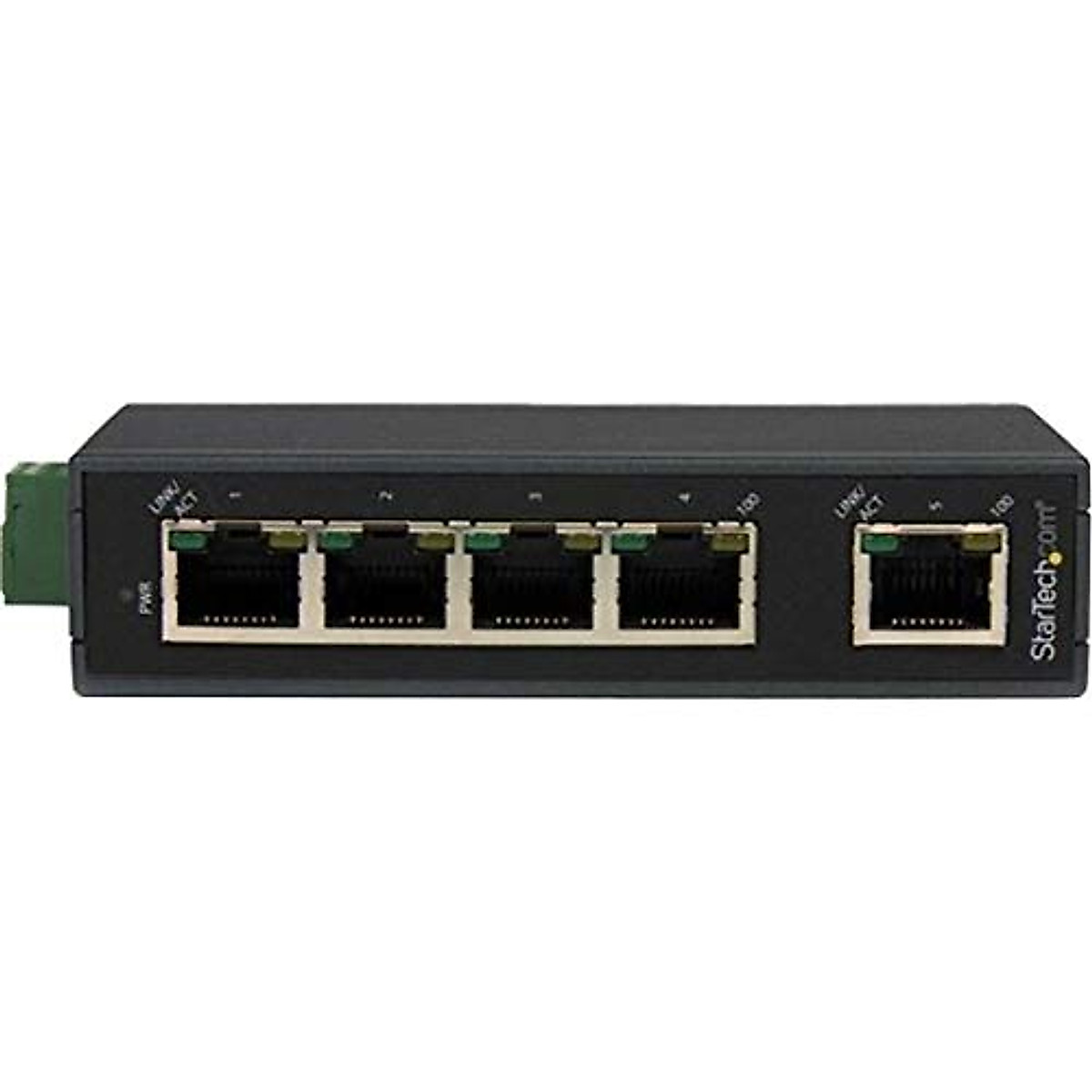 StarTech.com 5-Port Ethernet Switch - 10/100Mbps Industrial Networking Solution - IP30-rated Energy Efficient Internet Switch , TAA (IES5102)