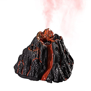 TEMI Dinosaur Toys with Simulation Volcano for Kids 3-5 Years, Toddlers Dinosaur Figures and Large Play Mat for Boys and Girls, Gifts for Preschool Toddlers (Size 63x63 in)