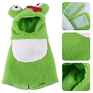 Thermal Hoodie Pet Birds Parrot Clothes Dressing Costume Hoodie for Party Pet Shows Cosplay Warm Supplies