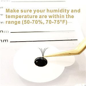 DAHPURE DIY Eyelash Extension Glue for Sensitive Eyes Individual Cluster Lash Glue Hypoallergenic Waterproof Self Application No Fume Home Use