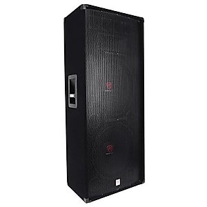 Rockville RSG15.24 Dual 15” 3000 Watt 3-Way 4-Ohm Passive DJ/Pro Audio Speaker