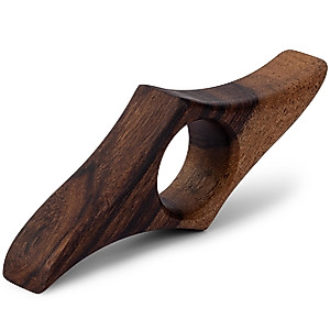 TILISMA Book Page Holder – Handmade Natural Walnut Thumb Bookmark -Novel Reading Accessories Gifts for Readers, Book Lovers Gifts, Bookworm Gifts, Literary Gifts - Book Accessories (Small 0.78 inches)