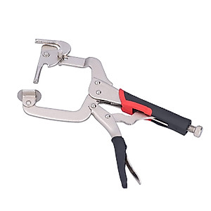 Orenic Pocket Hole Clamp, 360° Rotation Movable Claw Grip Adjustable Buckle Woodworking Clamps, Open Pliers Pocket Hole Jig Kit, Adjustable Clamps for Woodworking & Angled Holes, Woodworking Clamps