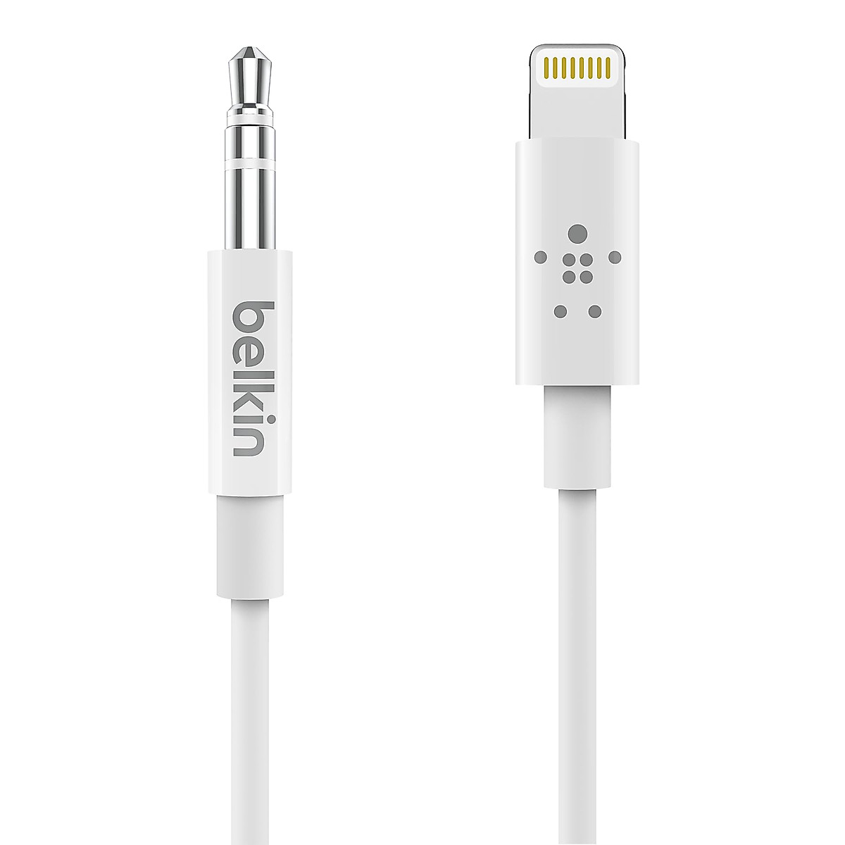 Belkin Speaker and Headphone Splitter, 3.5mm Audio Jack Adapter, Dual Audio Output for Earbuds, Headphones, and Speakers for Sharing Music & Videos, Compatible with iPhones, Laptops, & Tablets - White