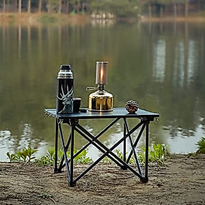 SUNESA Portable Picnic Table Outdoor Folding Table Portable Egg Roll Table Aluminum Alloy Camping Camping Picnic Table Foldable Camping Table