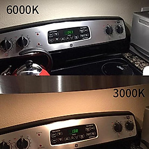 E17 LED Bulb Microwave Oven Light 4 Watt Warm White 3000K dimmable 52x2835SMD AC110-130V (Pack of 2)