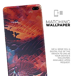 DesignSkinz Blurred Abstract Flow V59 Protective Vinyl Decal Wrap Skin Cover Compatible with The Samsung Galaxy S20 (Screen Trim & Back Glass Skin)