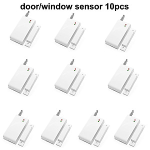 AGSHOME Security Alarm System 99+7 Zone Auto Dial GSM SMS Home Burglar Security Wireless GSM Alarm System Detector Sensor Kit Remote Control