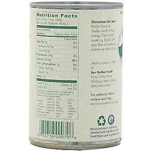 Bar Harbor Fish Stock - Maine Seafood Essence, Gluten-Free, All-Natural Ingredients - Ideal for Soups, Stews, and Seafood Dishes - 15 oz Can (Pack of 6)