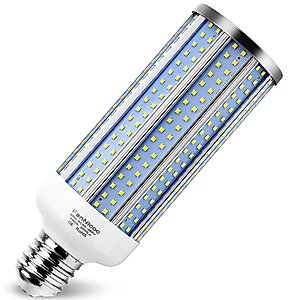 FanNicoo LED Corn Light Bulb E39 Base 800W Equivalent 80W 6500K 8000 Lumen Large Area Cool Daylight White for Outdoor Indoor Garage Warehouse Workshop Street Factory Backyard Barn