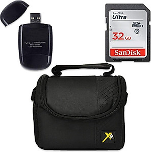 Canon Black PowerShot SX420 + 32GB SD + Accessory Bundle (Renewed)