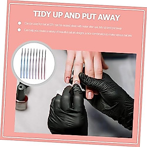 FRCOLOR 3 Sets nail brush Nail Drawing Pen nails kits Manicure Line Painting Pen nail art brushes DIY Nail Art Tools Acrylic Painting Tools nail striping brush fine painted nylon Nail Pen