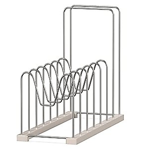 Peekia Reusable Bag Drying Rack,Silicone Bag Drying Rack,Gallon Bag Drying Rack,Drying Rack for Cups,Bottles,Pan Lid&Cutting Board Organizer
