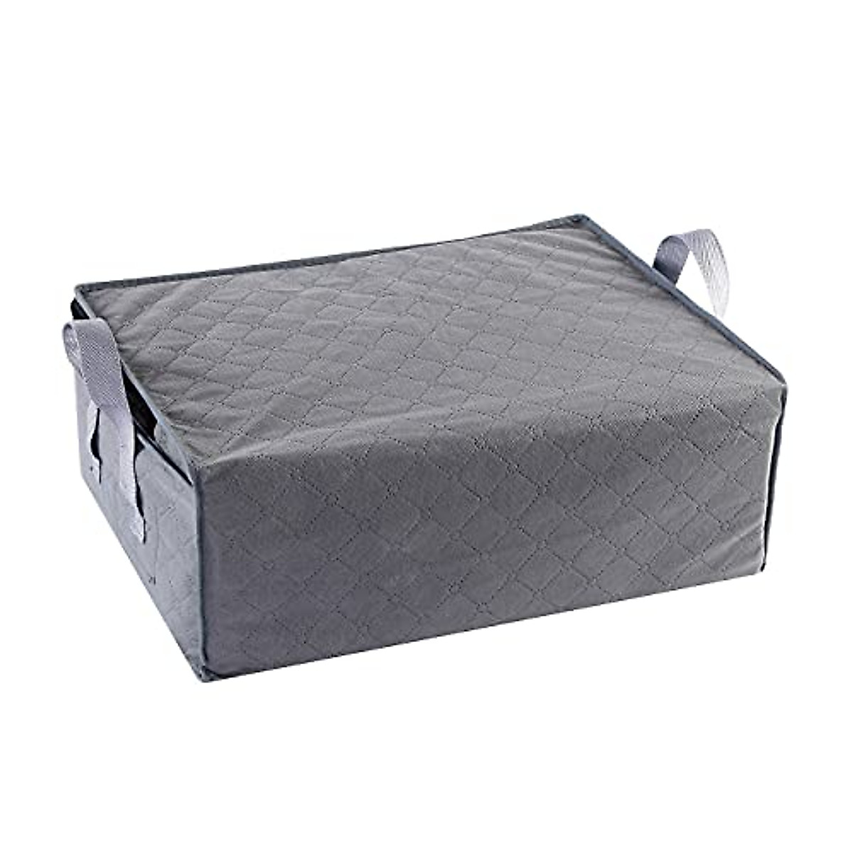 ABO Gear G01 Bins Bags Closet Organizers Sweater Clothes Storage Containers, 3pc Pack, Gray, 3 Count