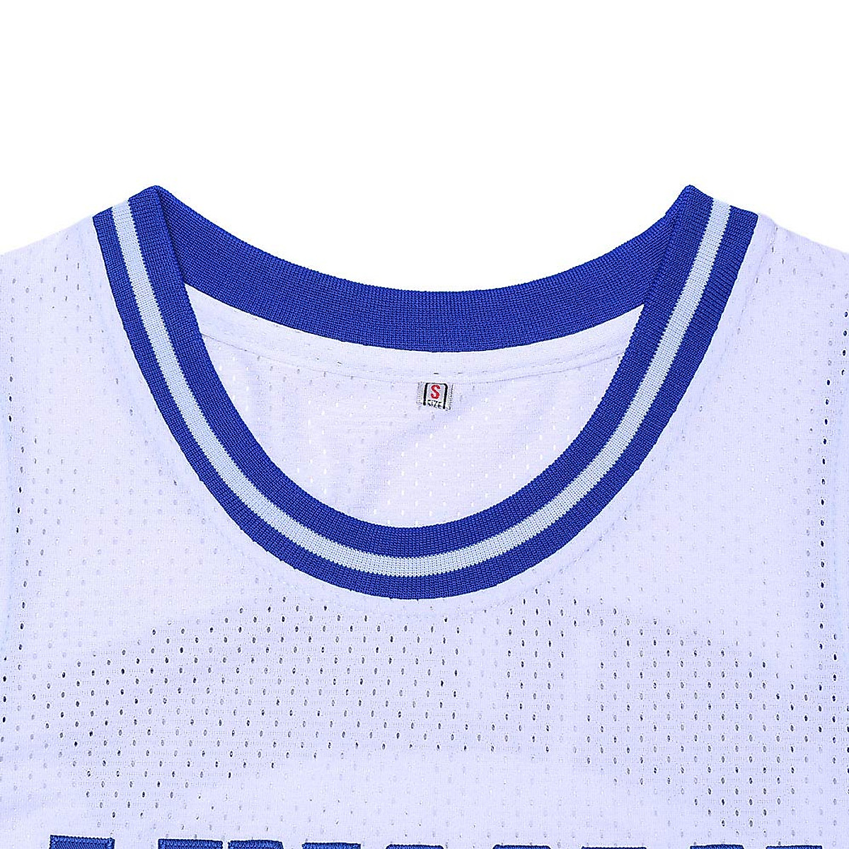 BOROLIN Jesus Shuttlesworth Shirts 34 Lincoln High School Basketball Jersey (White, Small)