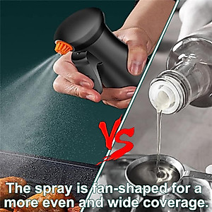 Oil Sprayer for Cooking, Olive Oil Sprayer Mister, Oil Spray Glass Bottle, Food Grade Oil Spritzer for Air Fryer, BBQ