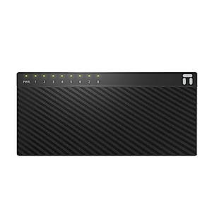 Netis ST3108C 8 Port 10/100Mbps Fast Ethernet Switch | Desktop Ethernet Splitter, Ethernet Hub, Plug and Play, Traffic Optimization Auto-Negotiation RJ45 Ports with Compact Design
