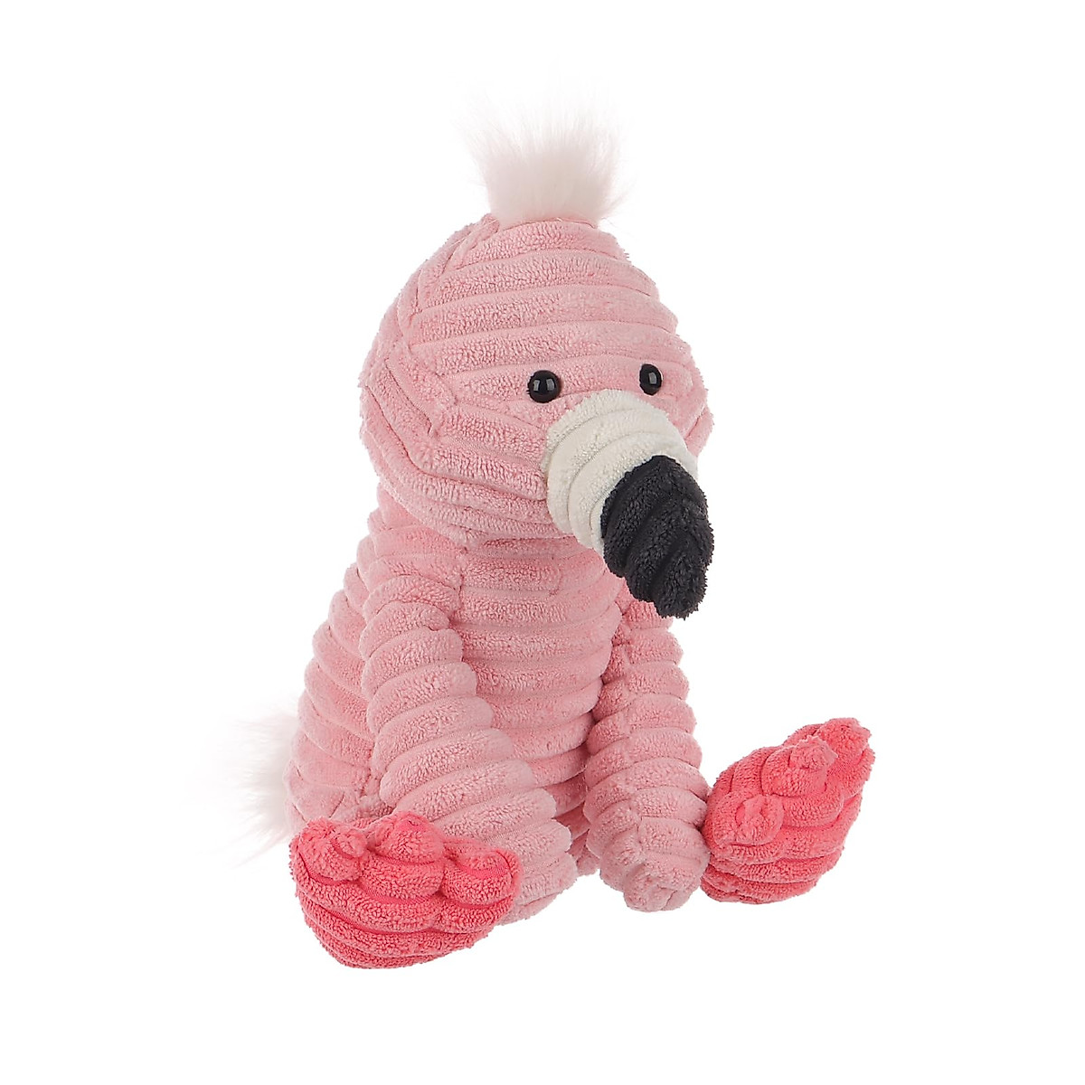 Apricot Lamb Toys Plush Corduroy Flamingo Stuffed Animal Soft Cuddly Perfect for Child (Corduroy Flamingo 8.5 Inches)