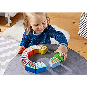 HABA Numbers Farm Counting and Stacking Wooden Blocks (Made in Germany)